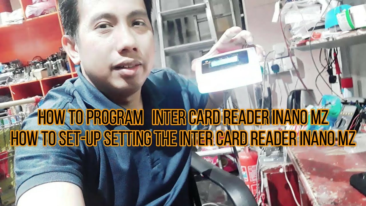 Vlog#7 / How to Program InterCard Reader (iNano MZ) / Hail Mall KSA ...