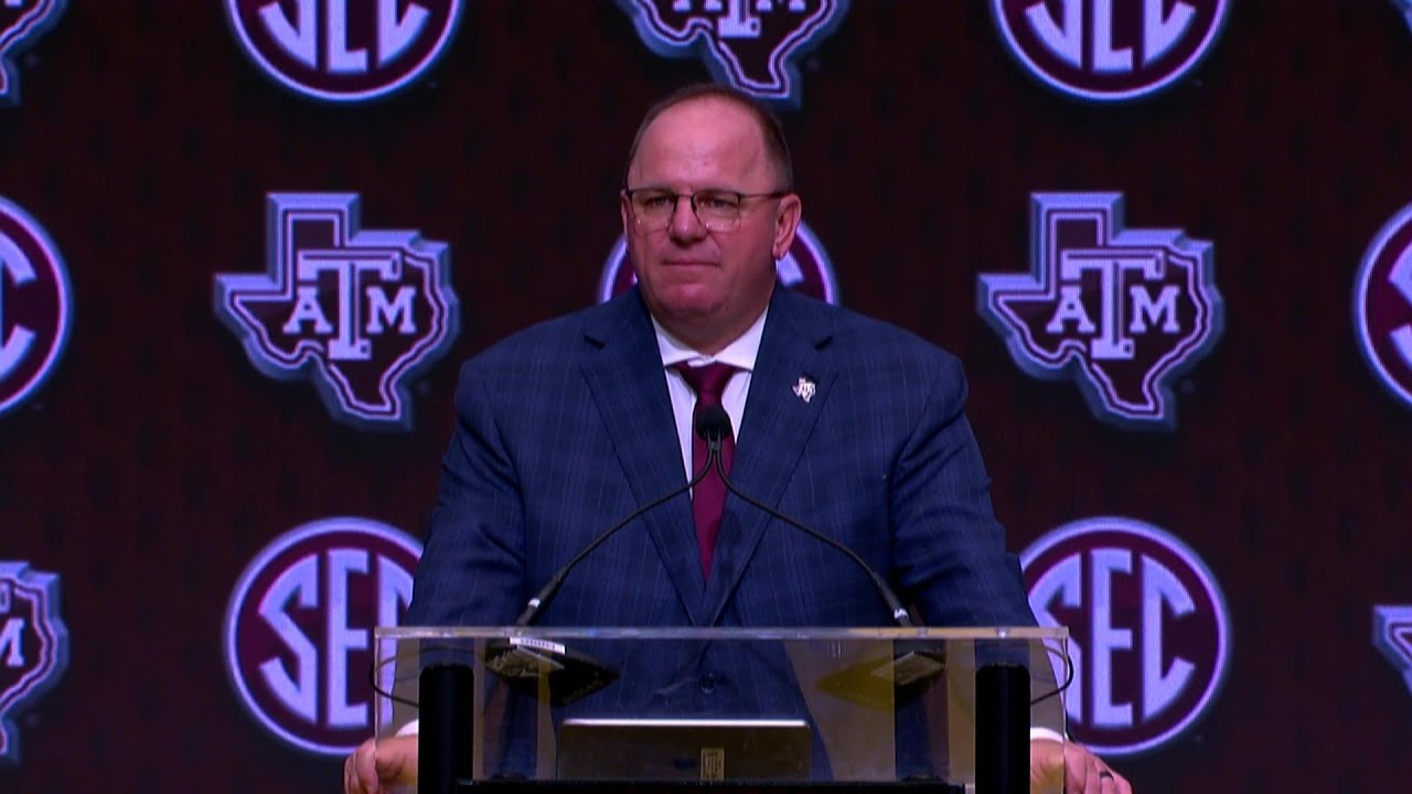 Texas AM Mike Elko SEC Football KICKOFF Media Days 2025 - YouTube