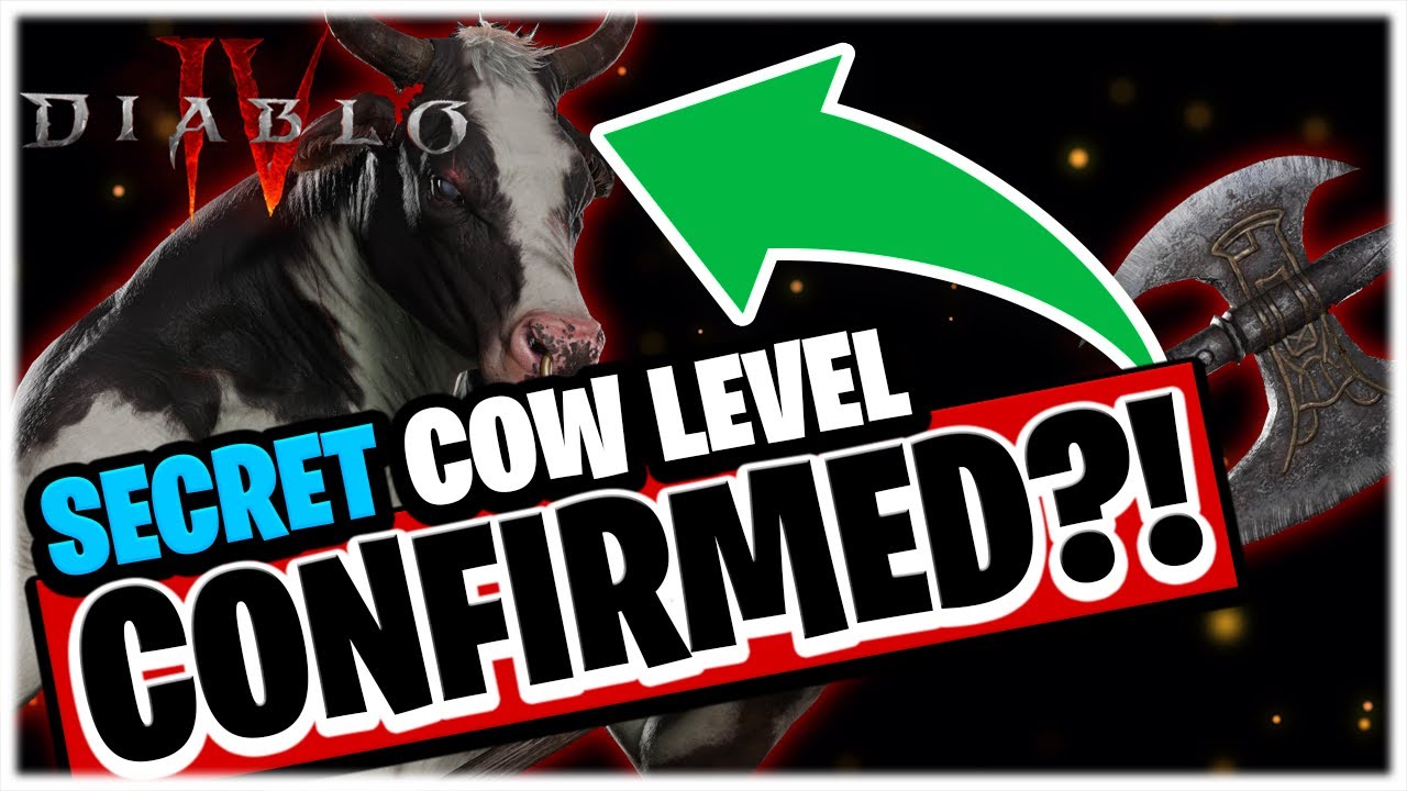 Diablo 4 - SECRET Cow Level Shocking Discoveries! - YouTube