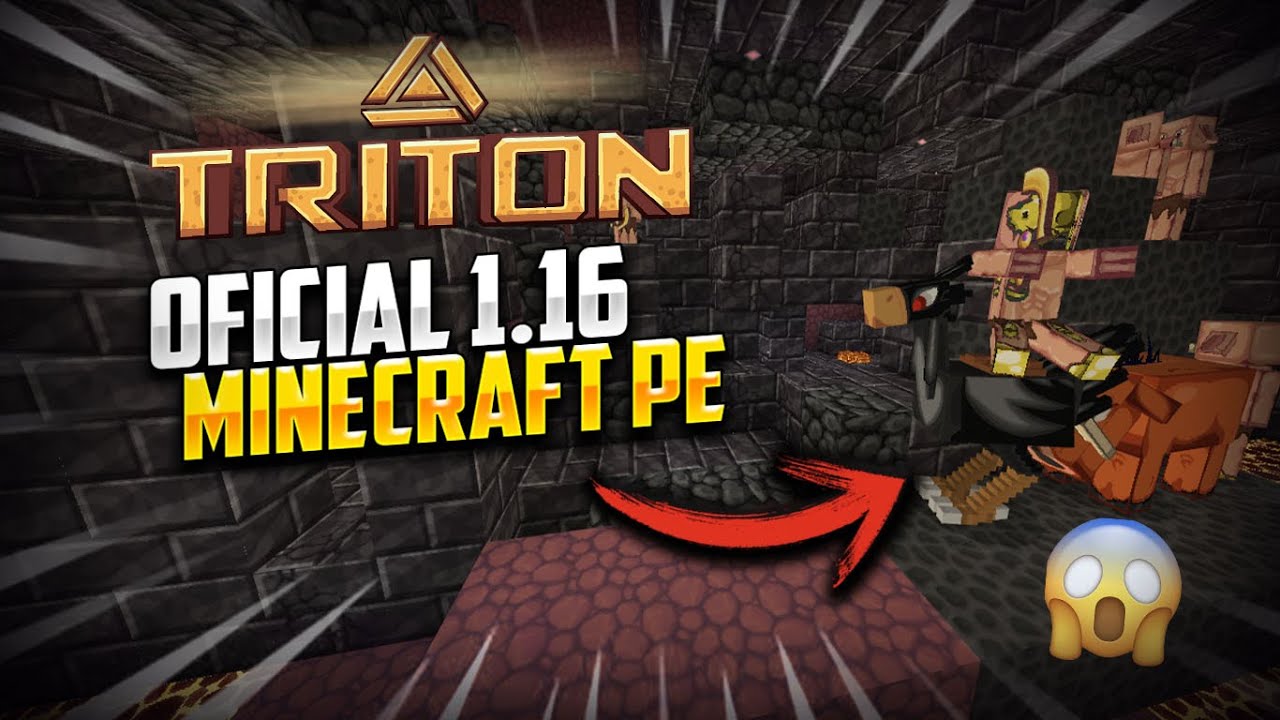 😱Actualización Triton Minecraft PE (1.16) | OFICIAL | | NETHER UPDATE ...