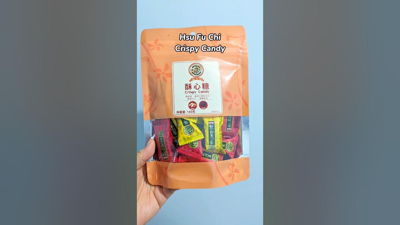 Hsu Fu Chi Crispy Candy | Chinese Lunar New Year candies - YouTube