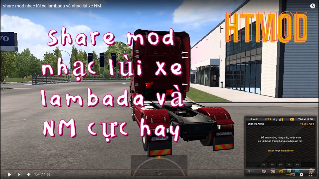 share mod nhạc lùi xe lambada và nhạc lùi xe NM - YouTube