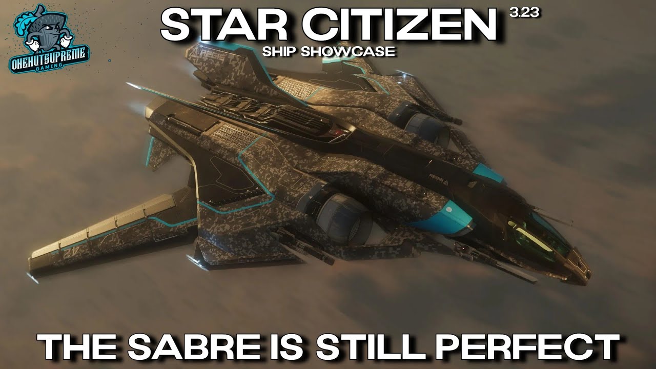 Star Citizen Ship Showcase - The Sabre is Still Perfect! - YouTube