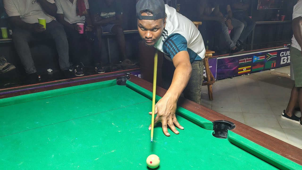 Salim Uthman "Power" Vs Caesar Chandiga. CUEMASTERS INTERNATIONAL comp ...