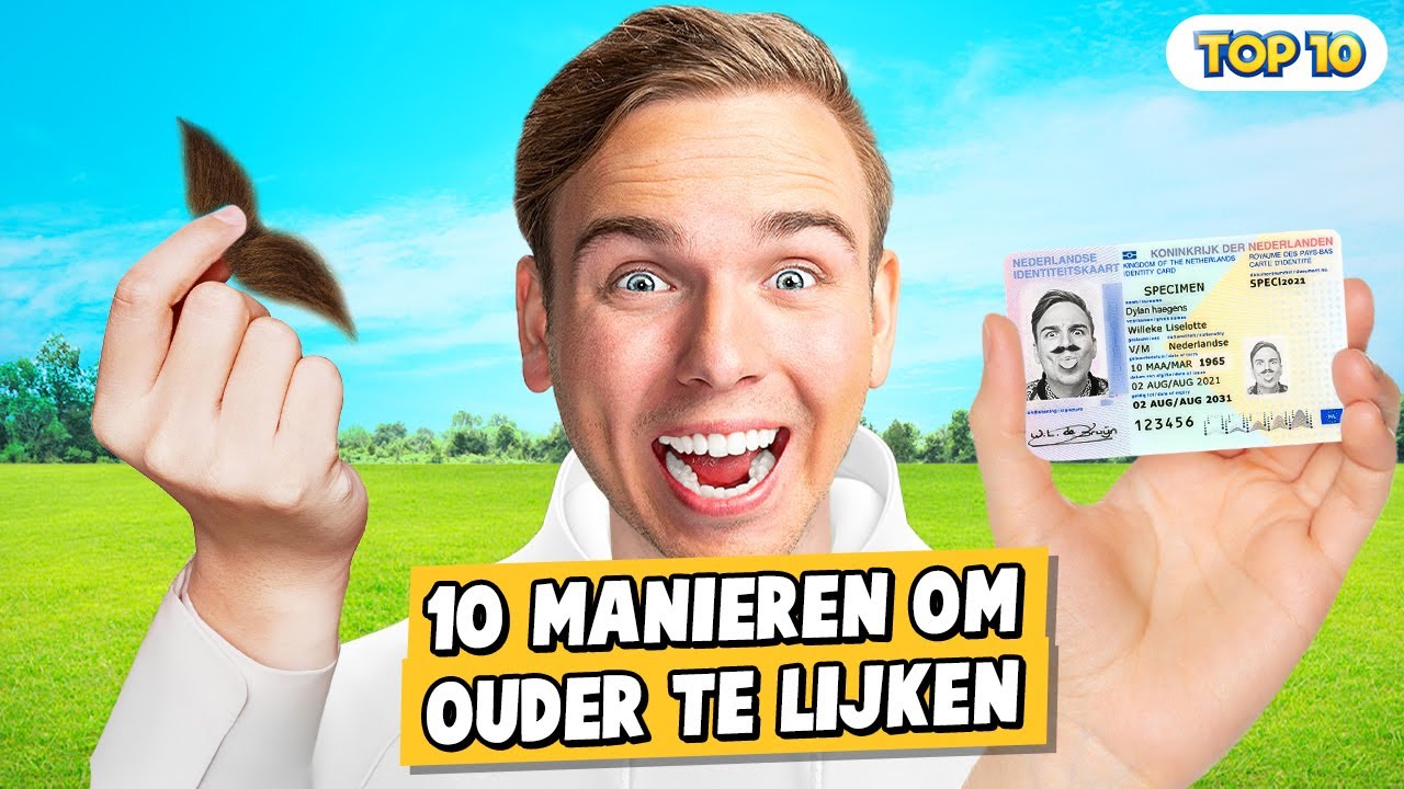 10 MANIEREN OM OUDER TE LIJKEN! - YouTube