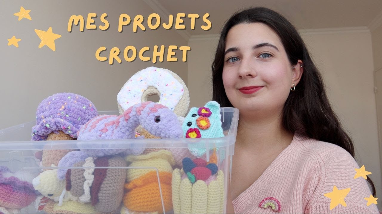 Mes projets crochet 2024 🦕🍩 - YouTube