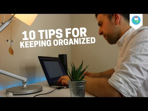 10 Tips For Keeping Organized | Daily Routine Tips