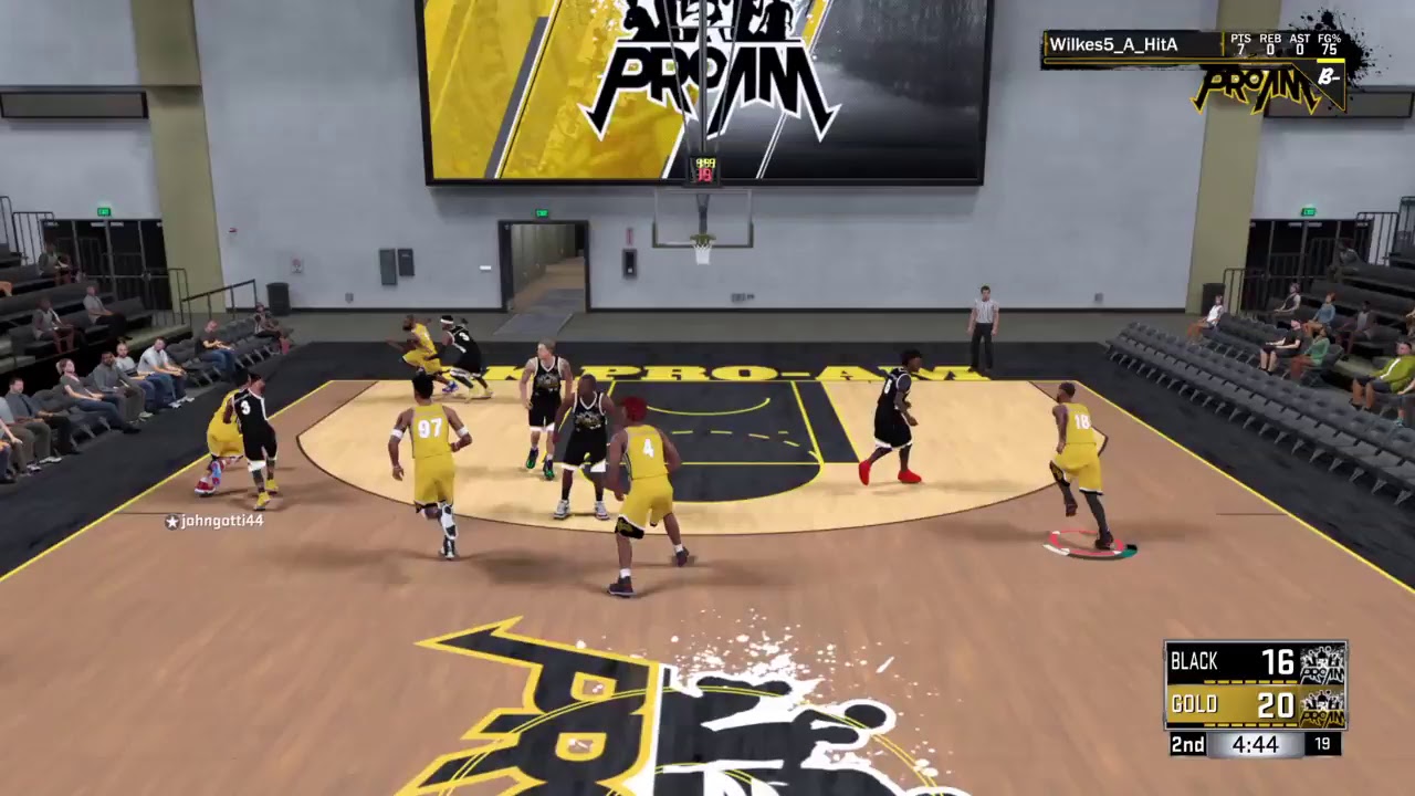 2k pro am walk on - YouTube