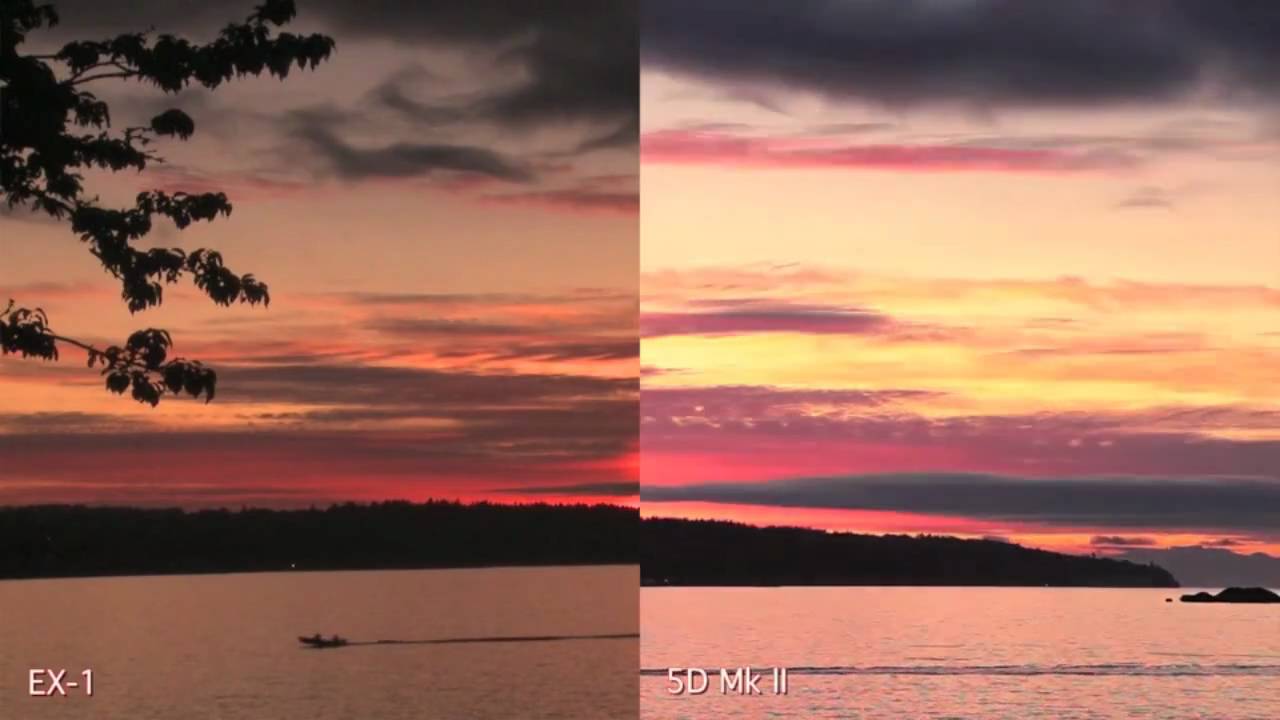 Canon 5D Mk II vs Sony PMW-EX1 - YouTube