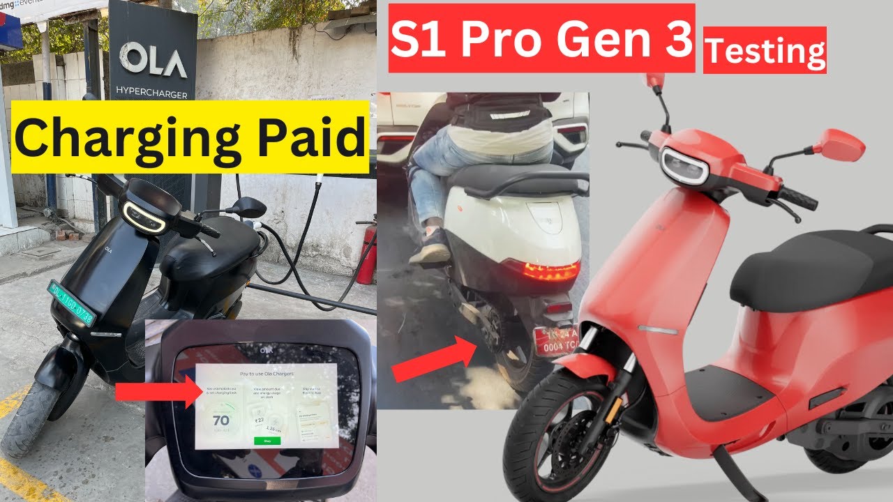 OLA HYPERCHARGER PAID 😳 OLA S1 PRO 3RD GEN ROAD TEST - YouTube