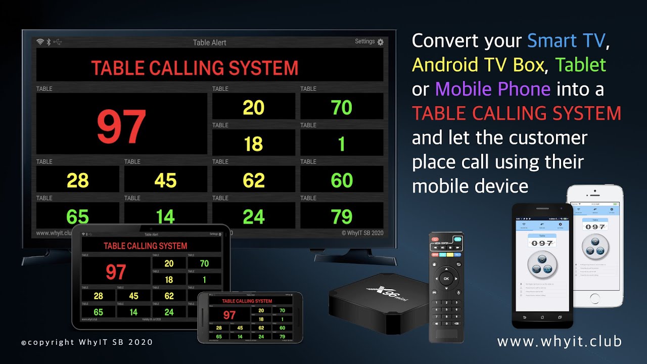 Table Calling System - YouTube