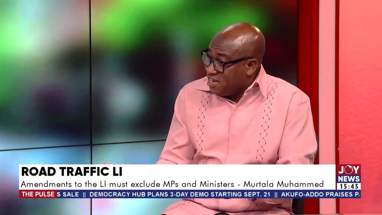 Road Traffic LI: Amendments to the LI must exclude MPs and Ministers ...