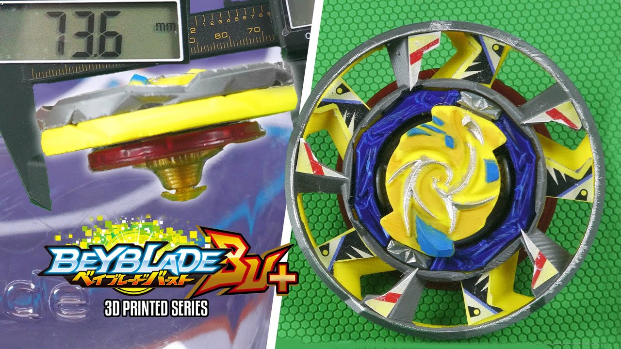 The LARGEST Burst BEYBLADE Ever CREATED...MARGIN GARUDA (3D PRINT ...