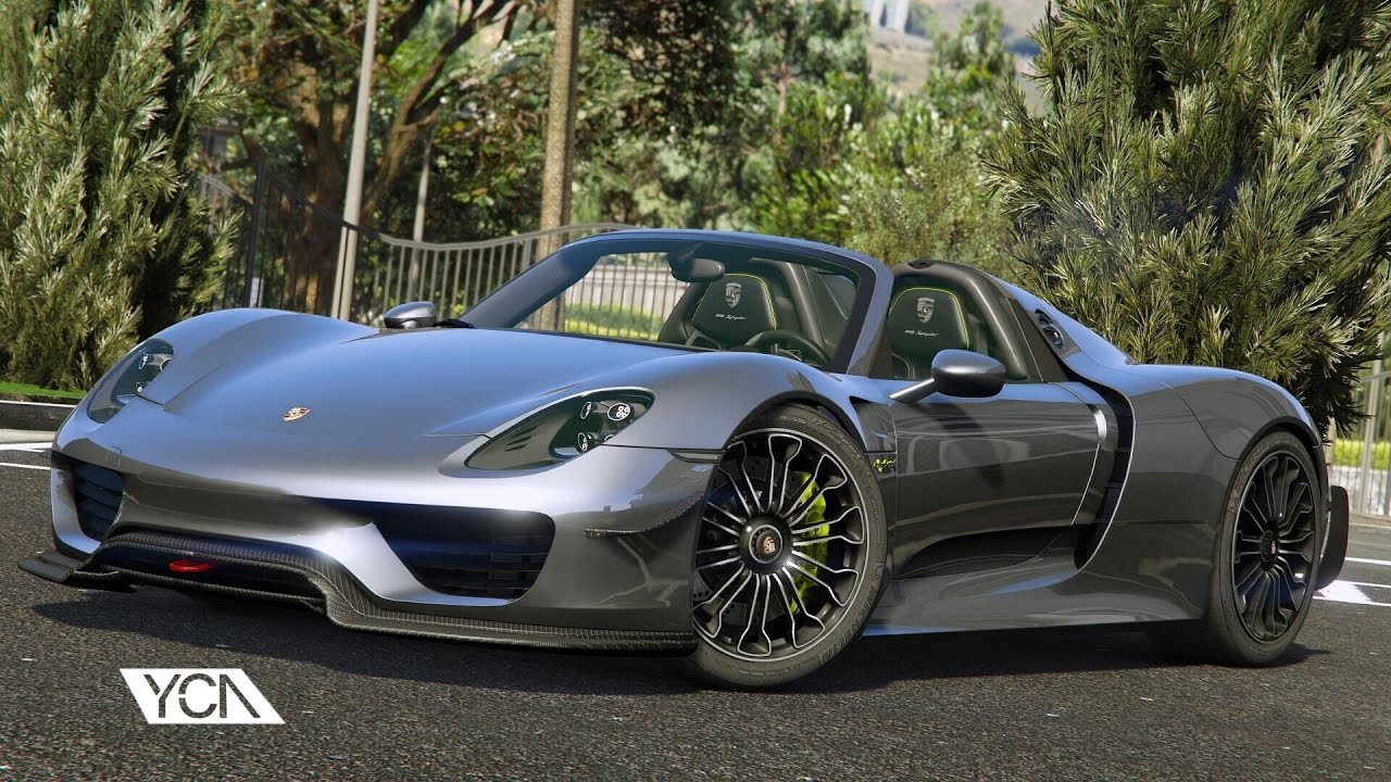 GTA 5 Siêu Xe Porsche 918 spyder Siêu Đẹp MAX Ngầu Khiến Ai Cũng Phải ...