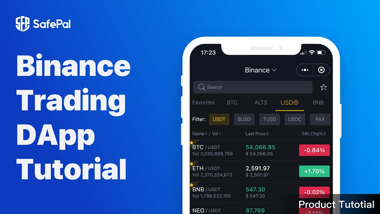 How To Use Binance Trading DApp In The SafePal App - YouTube