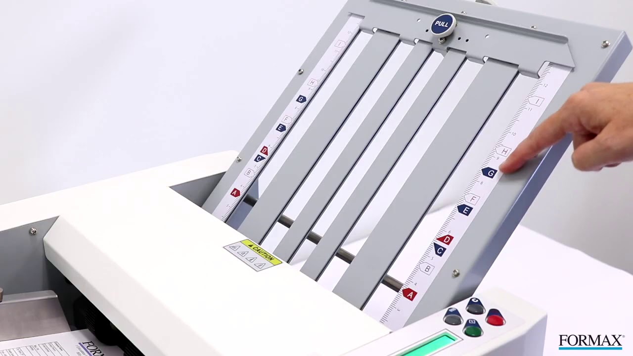 Formax FD 324 Tabletop Document Folder - YouTube
