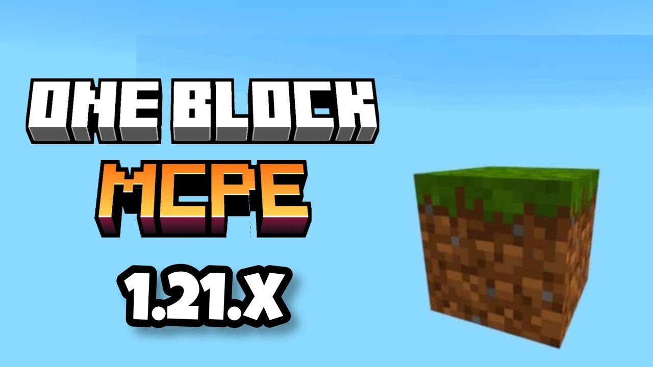 🟢Mapa De One Block Para Minecraft bedrock 1.21.X Actualizado 🟢 - YouTube