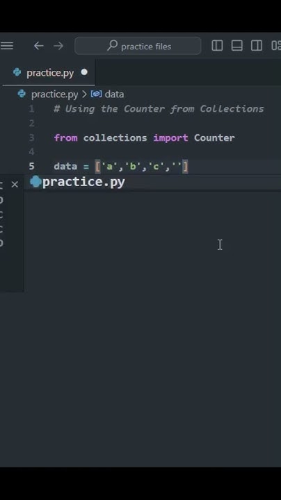 Using The Counter Python Pythonprogrammingcodinglearnpython Pythonforbeginners Youtube