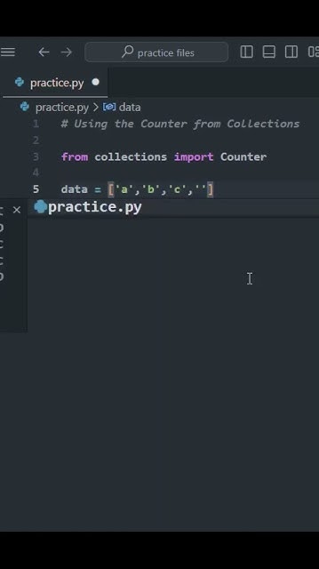Using The Counter Python Pythonprogrammingcodinglearnpython Pythonforbeginners Youtube