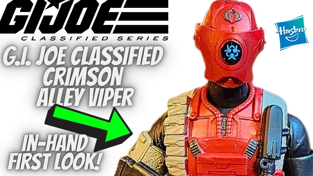G.I. Joe Classified Crimson Alley Viper Figure - Get A Sneak Peek ...