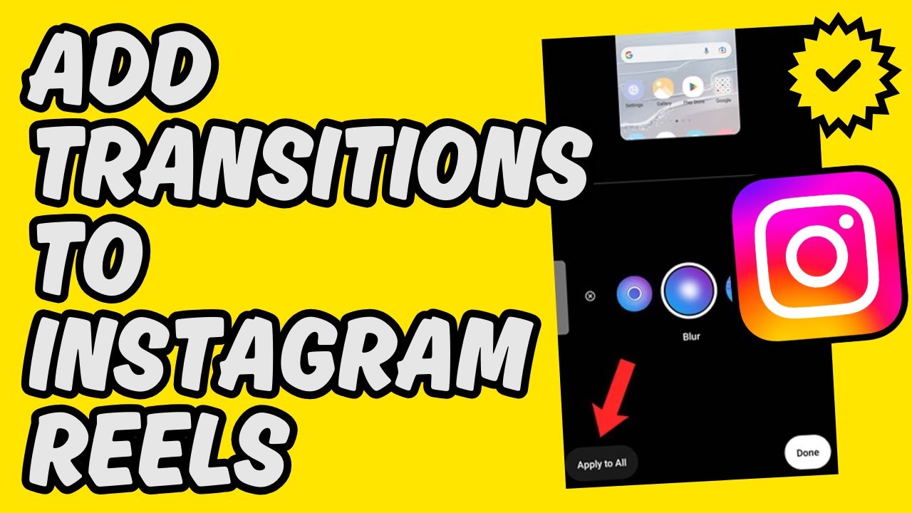 [Easy Guide] Add Transitions to Instagram Reels - YouTube