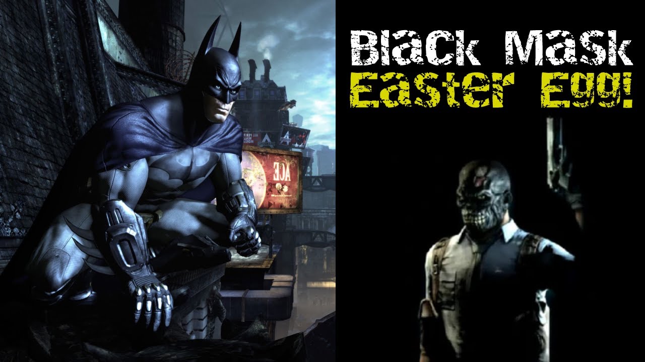 Black Mask EASTER EGG in BATMAN ARKHAM CITY - YouTube