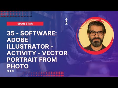 35 - Software: Adobe Illustrator - Activity - Vector portrait from ...