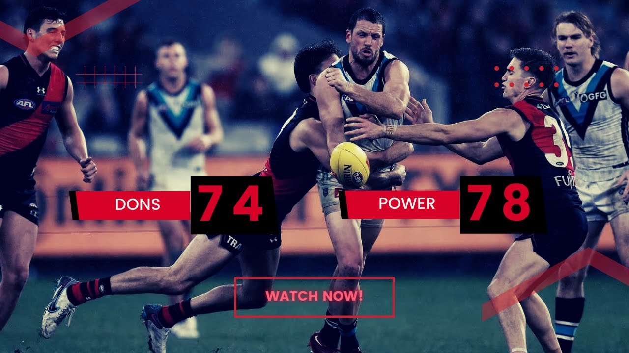 SO CLOSE! Essendon vs. Port Adelaide Review | Round 16 2023 - YouTube