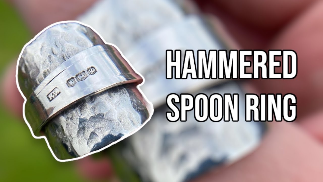 Making A Hammer Spoon Ring For My Ring Business. - YouTube