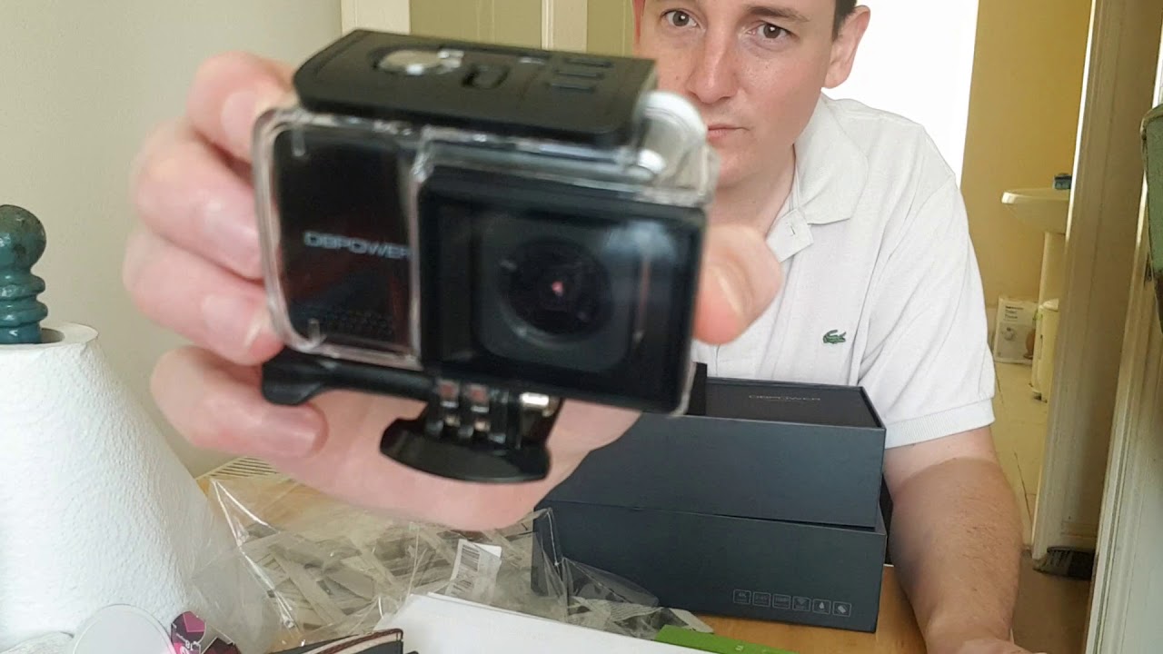 DBPOWER EX7000 PRO 4K Action Camera Unboxing - YouTube