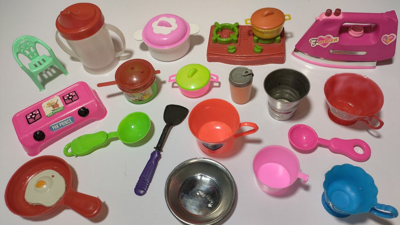 4 Minutes Satisfying With Unboxing Hello Kitty kitchen Set ASMR ...