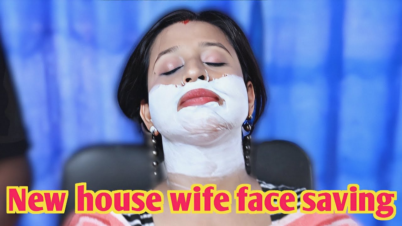 Women face shaving Shaving Barber Straight razor shave women face shave ...