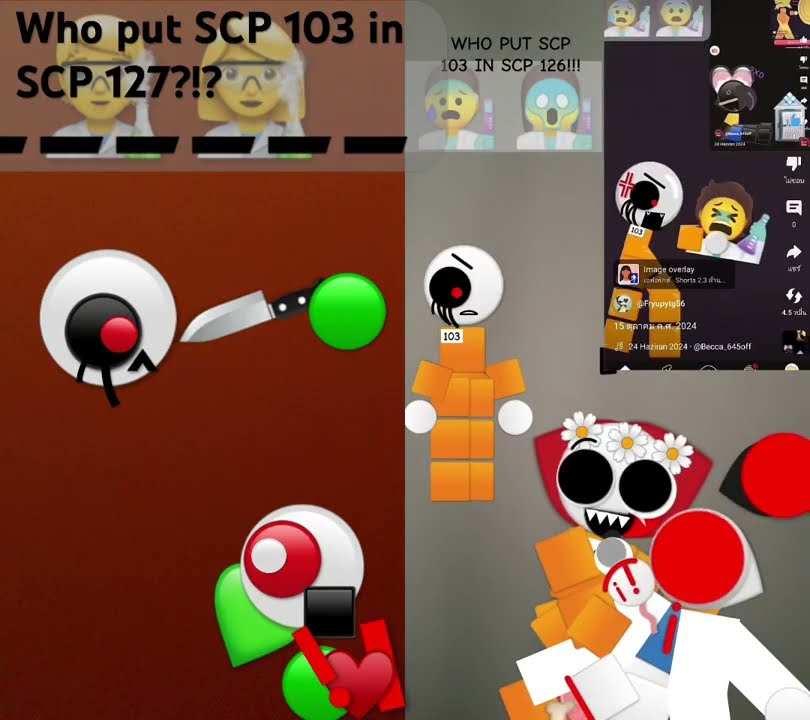 SCP 127 is very flexible and its s meat eater#emojicat #duet - YouTube