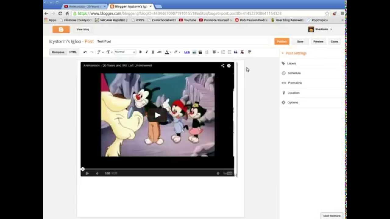 Blogger - How to put HTML Codes Into Posts - YouTube