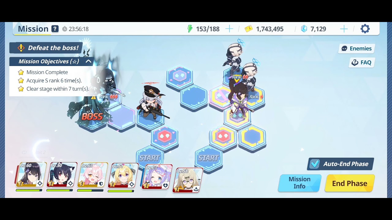 Blue Archive Stage 12-5 Normal 5 Turns 3⭐ - YouTube