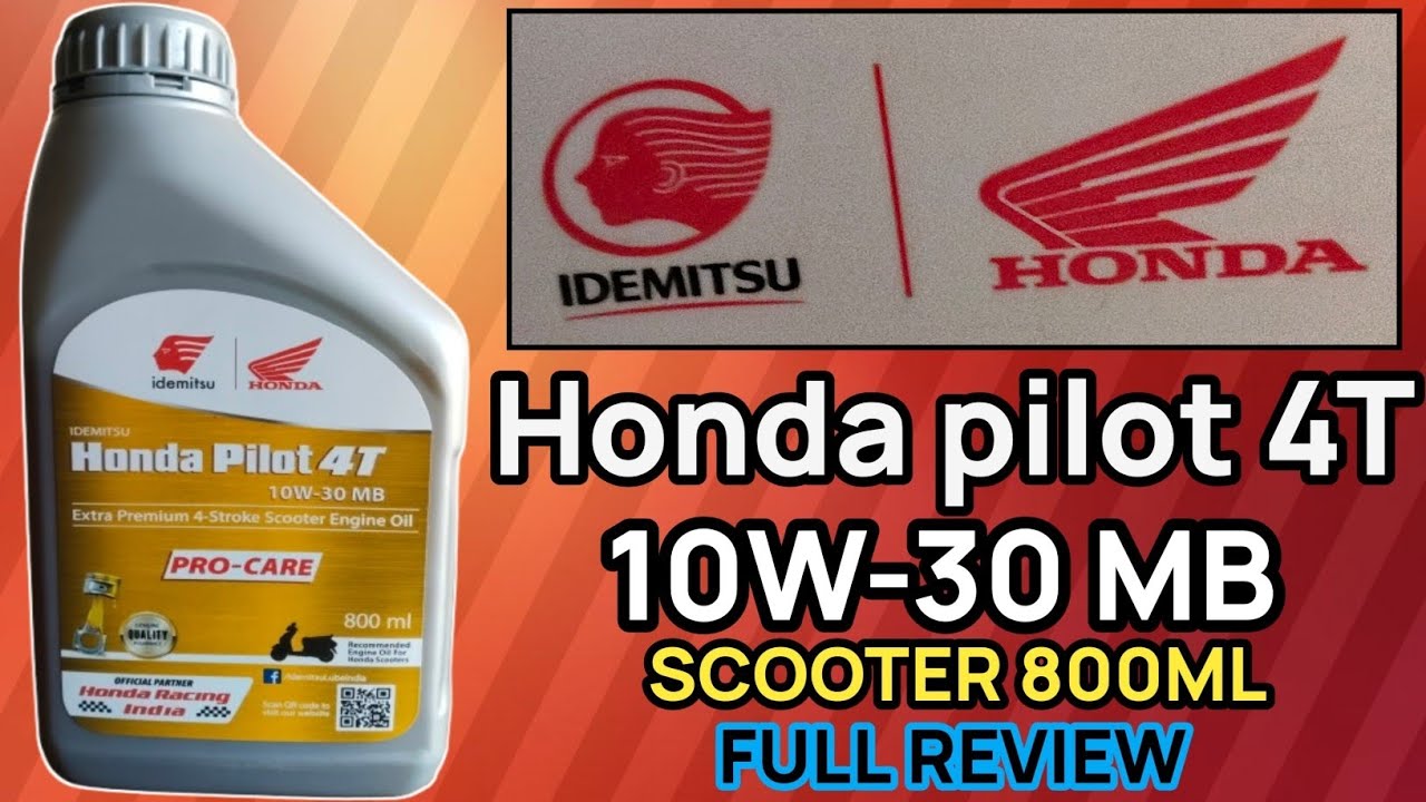 Why Honda Pilot 4T Oil is So Expensive || - YouTube