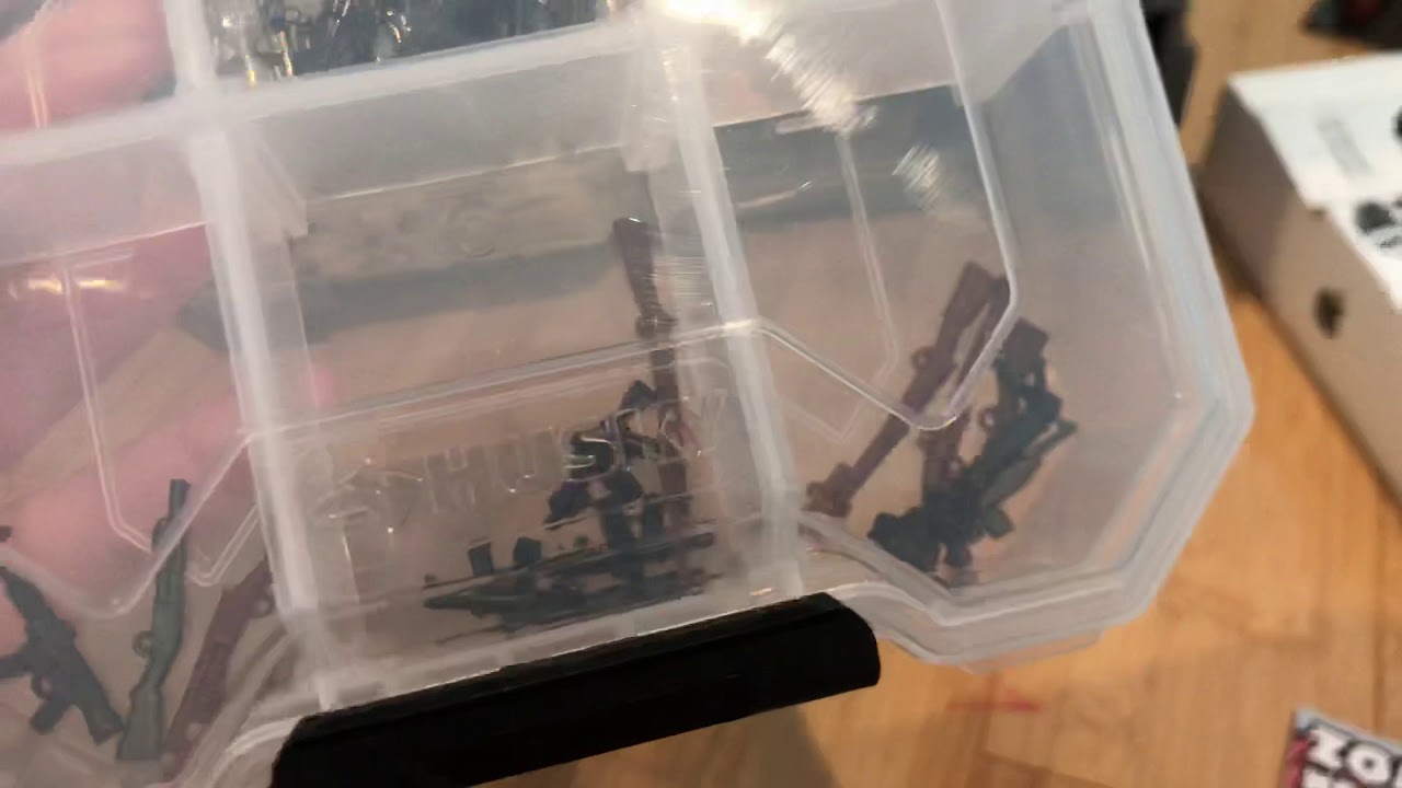 The best storage container for brickarms - YouTube
