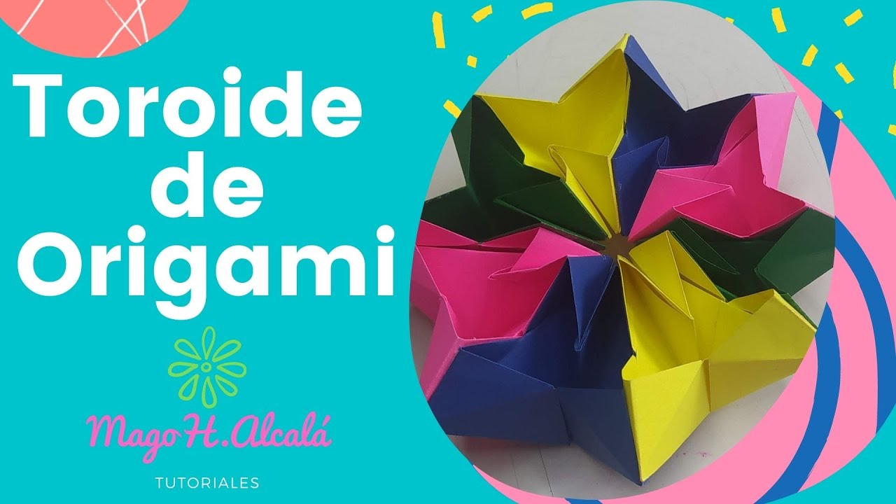 Toroide de origami - YouTube