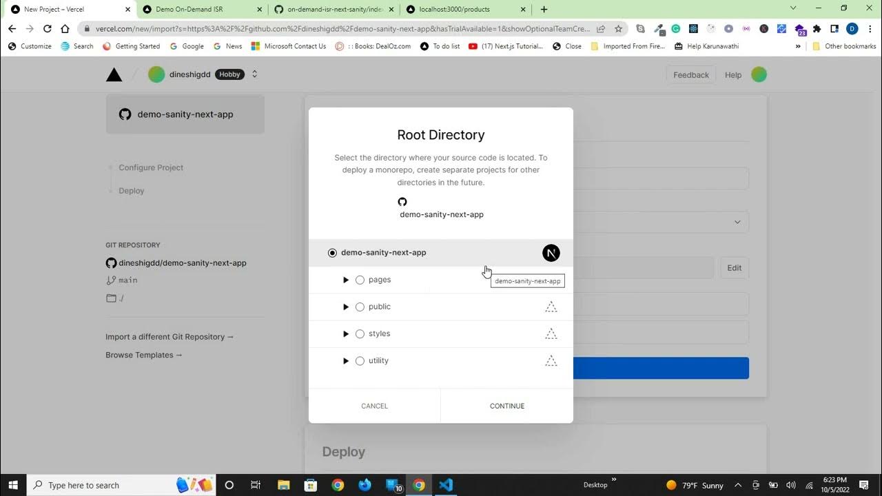 How To Deploy Nextjs App On Vercel Youtube