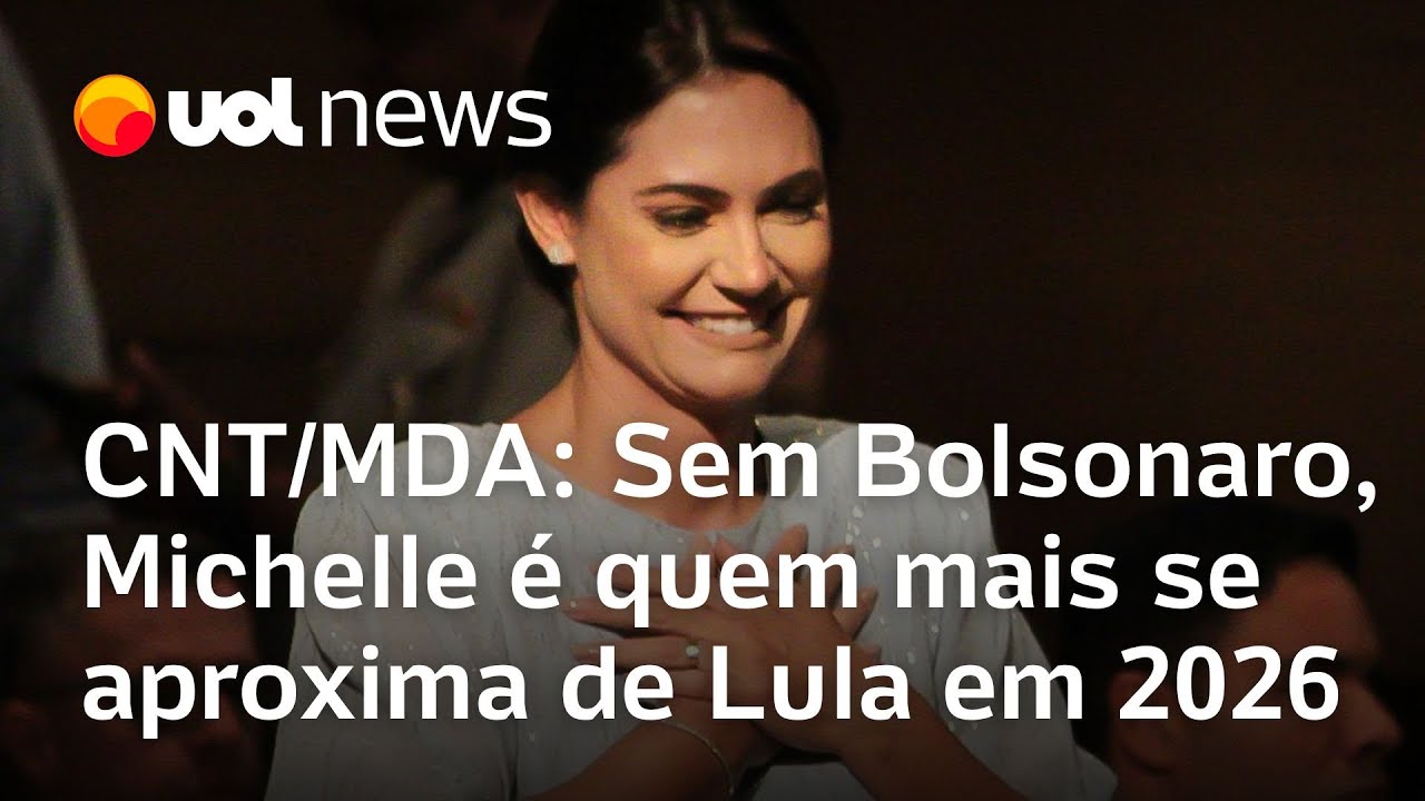 Sem Bolsonaro, Michelle é quem mais se aproxima de Lula em intenção de ...