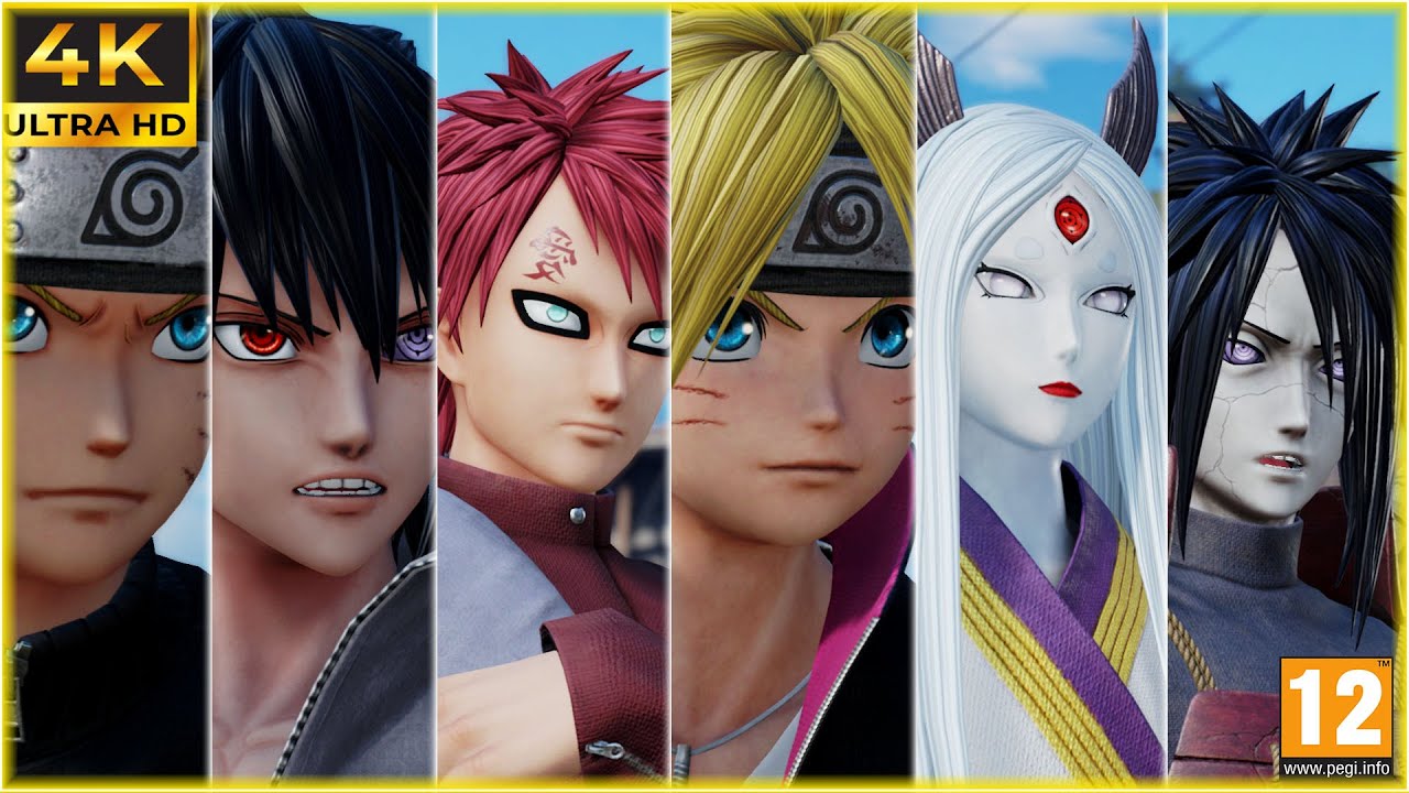 Jump Force ALL NARUTO CHARACTER (Awakening Skill transformation ...