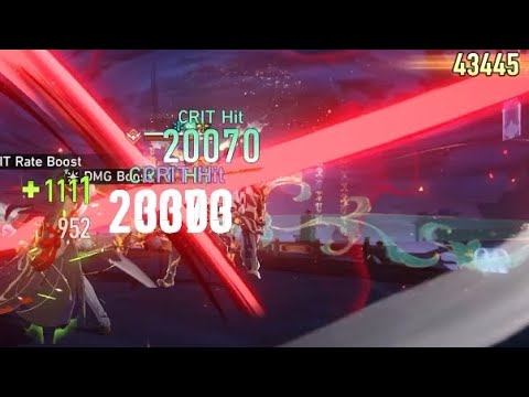 Blade Eidolon 6 Damage Test on Memory of Xianzhou stage 5 Honkai star ...