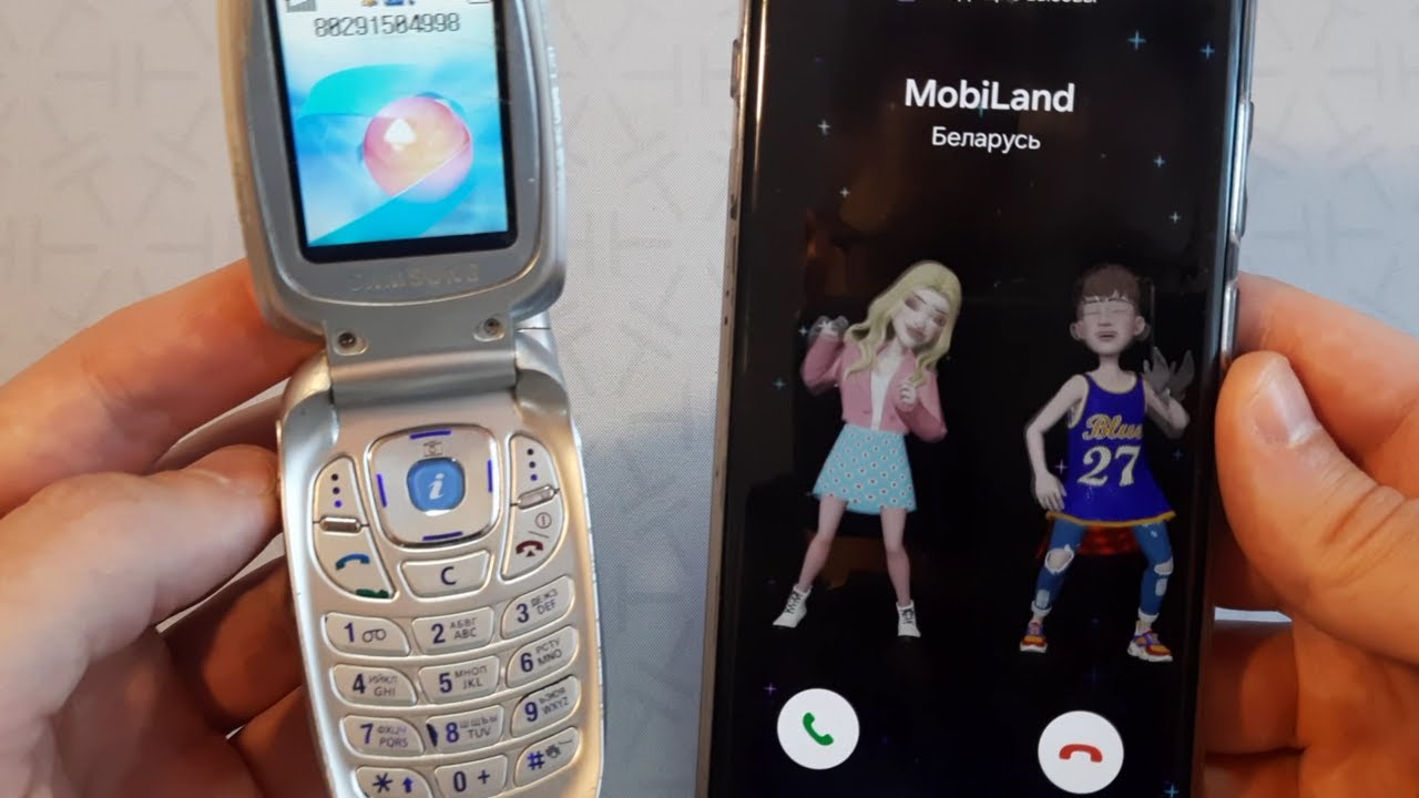 Incoming call Samsung Galaxy S22 Ultra + Samsung SGH-E300 - YouTube