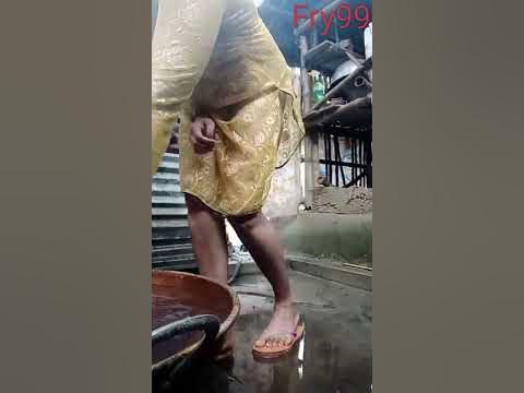 Desi village girl bath - YouTube
