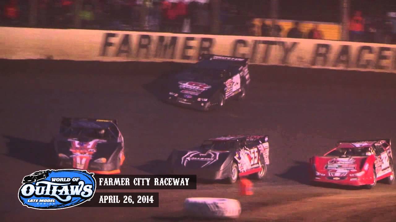 Highlights: World of Outlaws Late Model Series "Illini 100" Farmer City ...