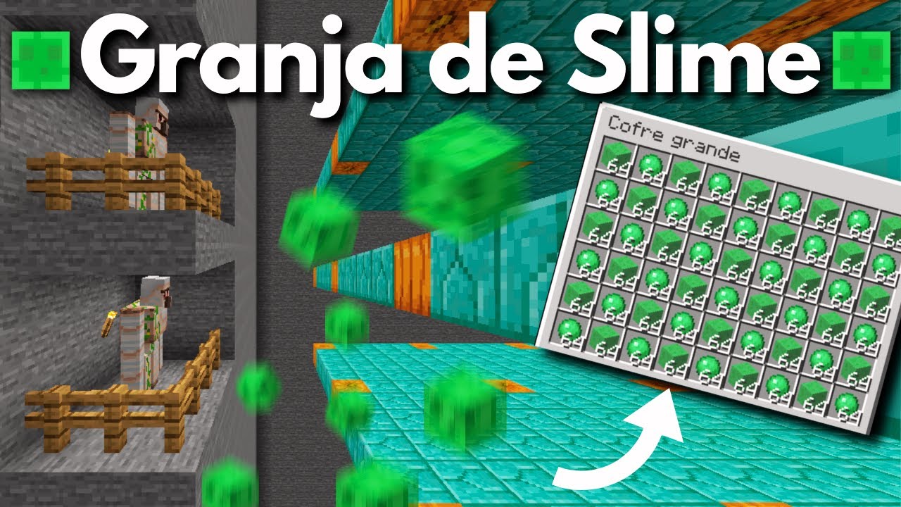 Minecraft Granja de Slimes +2,000 por Hora *Fácil y Eficiente* | 1.16.5+| [Slime Farm] - YouTube