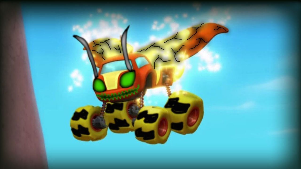 Blaze And The Monster Machines Spark Bug Flying To The Mon As Horror ...
