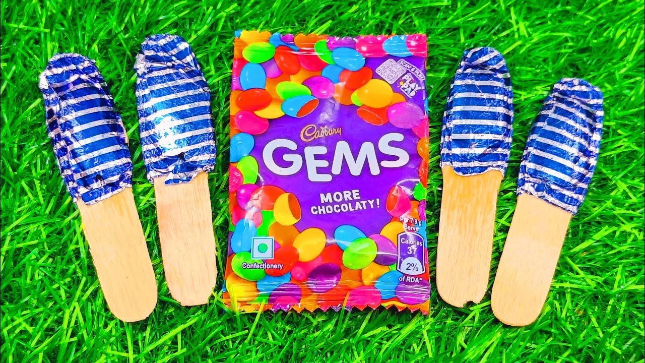 Gems Packet & Candy Lollipop Unpacking ASMR Videos - YouTube