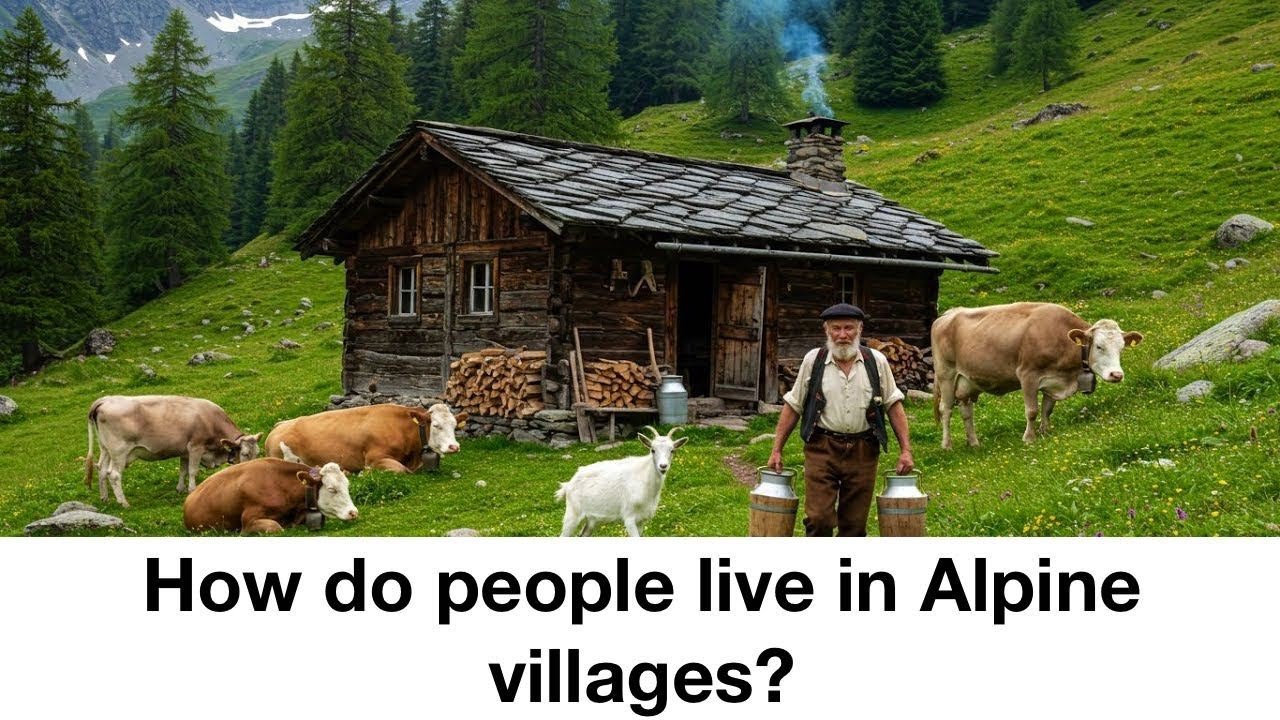 How do people live in Alpine villages? - YouTube