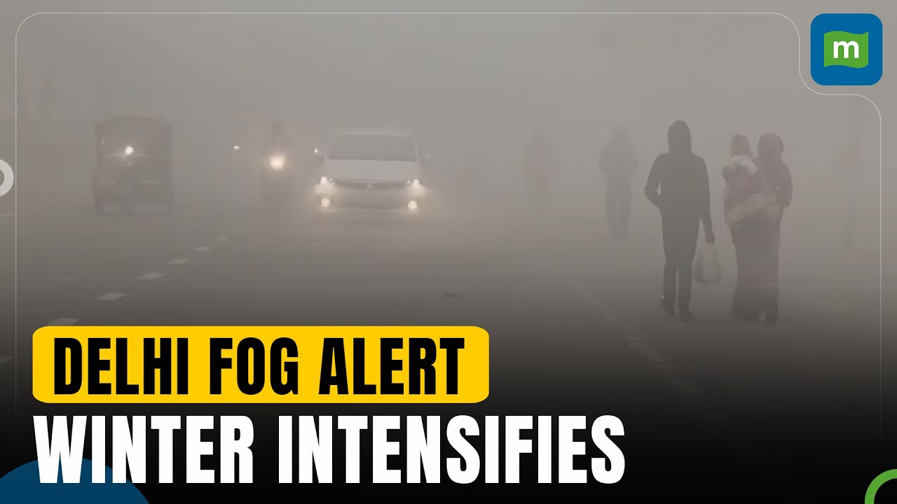 Thick Fog Engulfs Delhi-NCR; Visibility Reduced Badly | DND Flyway ...